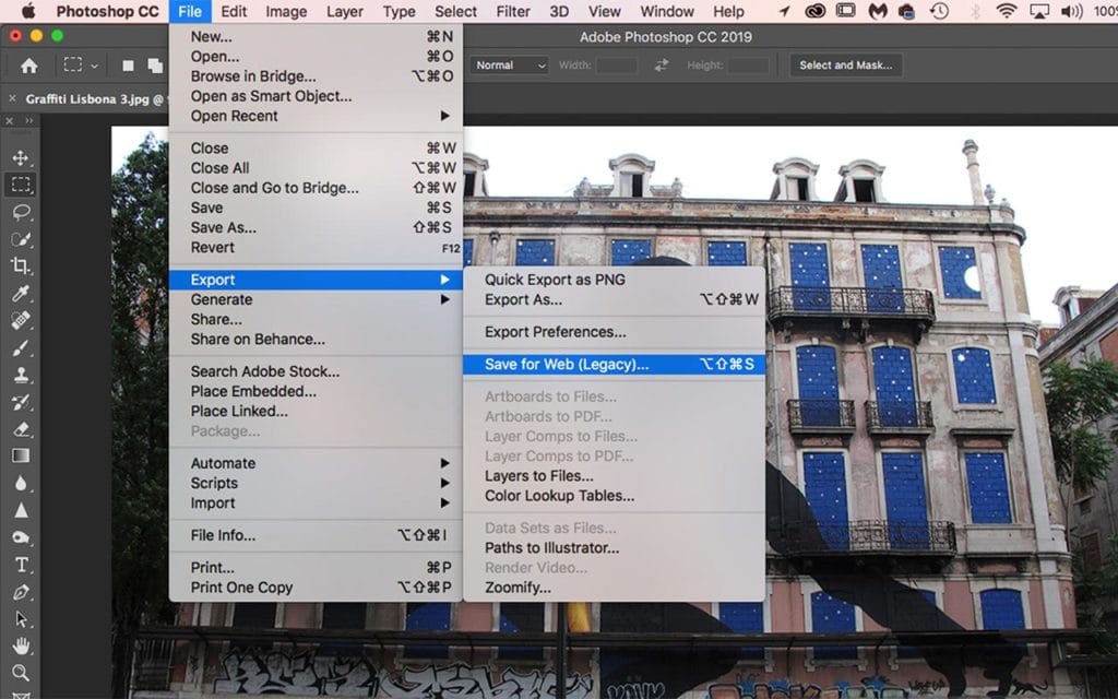 How to optimize images for the web with Photoshop